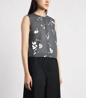 Theory Shell Printed Top