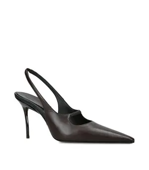 Alaïa Leather Drop Slingback Pumps 90