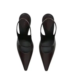 Alaïa Leather Drop Slingback Pumps 90