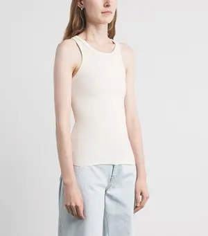 Eterne Ribbed Tank Top