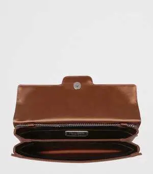 ROGER VIVIER Satin Efflorescence Envelope Clutch Bag