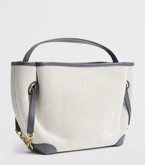 Chloé Small Canvas Clover Carry Top-handle Bag