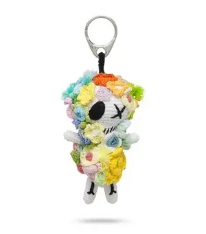 Alexander McQueen The Doll Rose Bag Charm - Gold