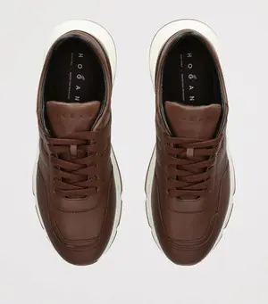 Hogan Leather Hyperlight Sneakers