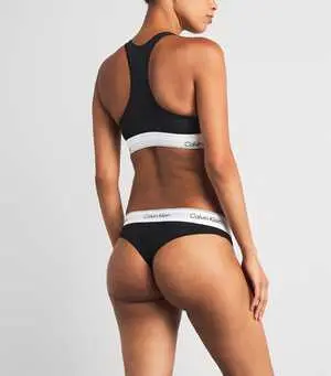Calvin Klein Cotton-blend Icon Unlined Bralette