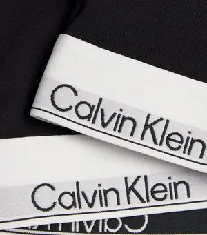 Calvin Klein Cotton-blend Icon Unlined Bralette