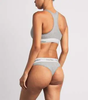 Calvin Klein Cotton-blend Icon Unlined Bralette