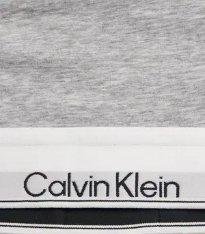 Calvin Klein Cotton-blend Icon Unlined Bralette