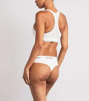 Calvin Klein Cotton-blend Icon Unlined Bralette