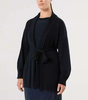 Marina Rinaldi Cashmere Belted Cardigan