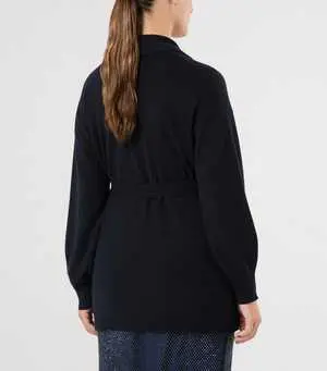 Marina Rinaldi Cashmere Belted Cardigan