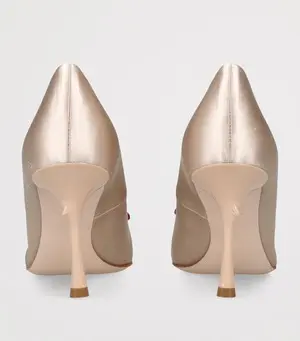 ROGER VIVIER Satin Rose Pumps 85
