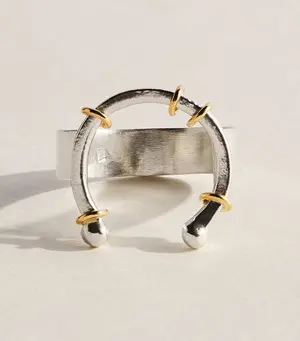 FYR Sterling And Yellow Gold Purity 2.0 Ring - Silver