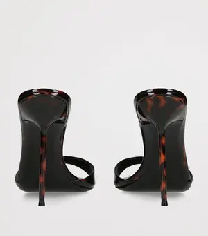 Paris Texas Patent Leather Lidia Mules 105 - Brown