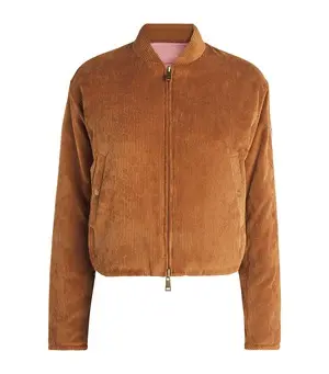 Moncler Down Reversible Blageon Bomber Jacket - Beige