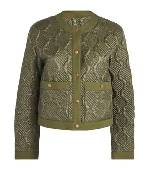 Moncler Down Libellule Jacket - Green