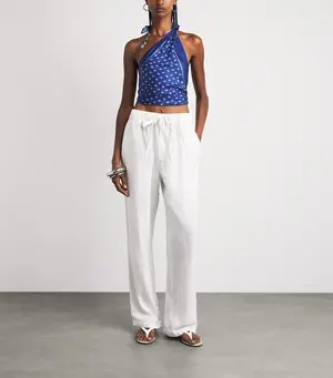 Christopher Esber Silk Bandana Tie Top
