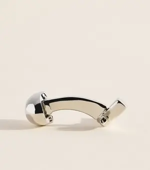BABETTE WASSERMAN LONDON Rhodium-plated Pistol Cufflinks