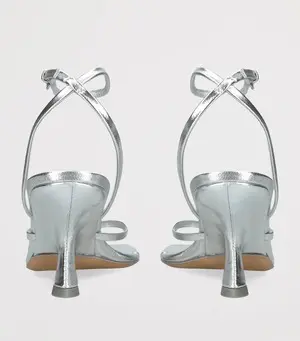 Simkhai Metallic Leather Kelsey Heeled Sandals 75