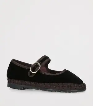 FLABELUS Velvet Sethe Mary Janes