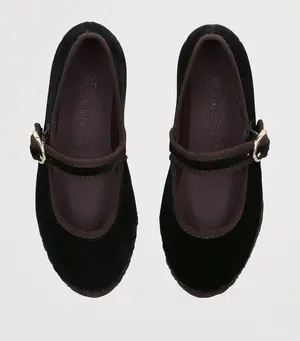 FLABELUS Velvet Sethe Mary Janes