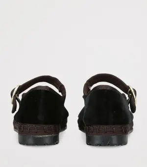 FLABELUS Velvet Sethe Mary Janes