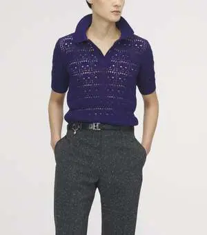 Alexander McQueen Crochet-skull Polo Shirt