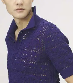 Alexander McQueen Crochet-skull Polo Shirt