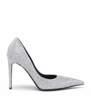 Alexander McQueen Crystal-embellished Skull Pumps 105