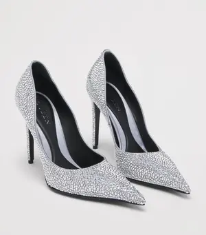 Alexander McQueen Crystal-embellished Skull Pumps 105