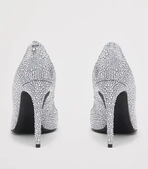 Alexander McQueen Crystal-embellished Skull Pumps 105