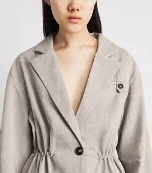 ST. AGNI Drawstring Blazer