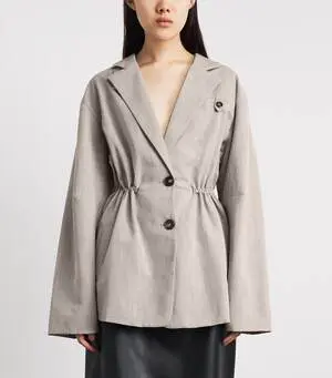 ST. AGNI Drawstring Blazer
