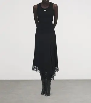 Alexander McQueen Cotton Plaque Tank Top