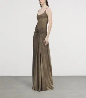 Alexander McQueen Asymmetric Gathered Gown