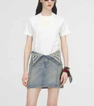 Alexander McQueen Embroidered Logo T-shirt