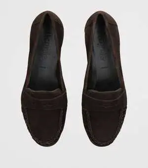 AeydĒ Aldous Suede Loafers - Brown