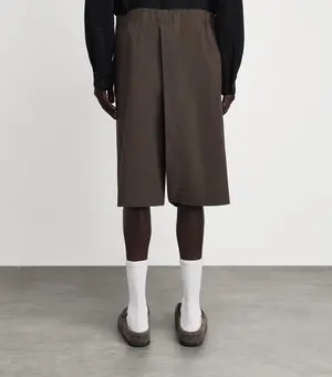 Issey Miyake Wide-leg Chino Shorts