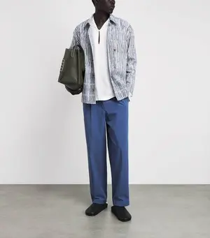 Issey Miyake Pleated Tailored Trousers