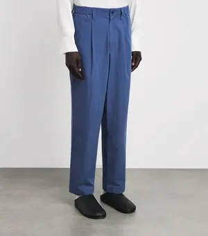 Issey Miyake Pleated Tailored Trousers