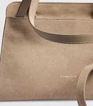 Fabiana Filippi Medium Suede Josephine Top-handle Bag - Green