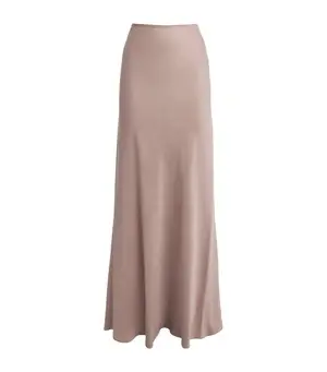 Fabiana Filippi Draped Maxi Skirt - Beige