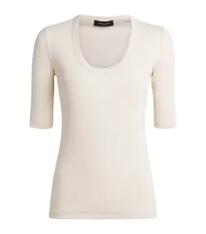 Fabiana Filippi Rib-knit Embellished Top - Beige