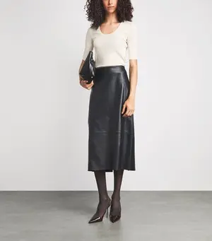Fabiana Filippi Rib-knit Embellished Top