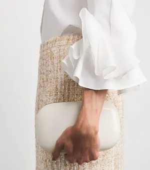 Safiyaa Joanne Cotton Shirt With Ruffle Sleeves