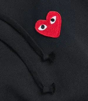 Play Comme Des Garcon Heart Hoodie