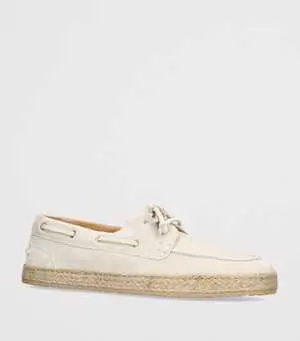 Brunello Cucinelli Linen Penny Loafer Espadrilles