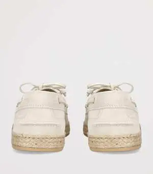 Brunello Cucinelli Linen Penny Loafer Espadrilles