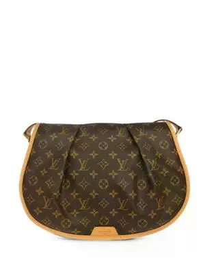LOUIS VUITTON 2015 Menilmontant Mm Large Shoulder Bag - Brown