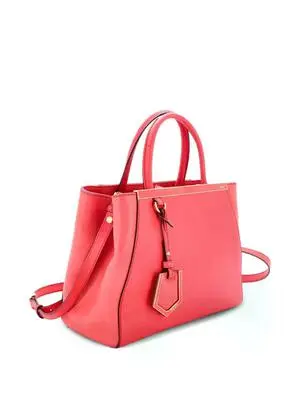 Fendi 2jours Bag Leather Petite Satchel Pink